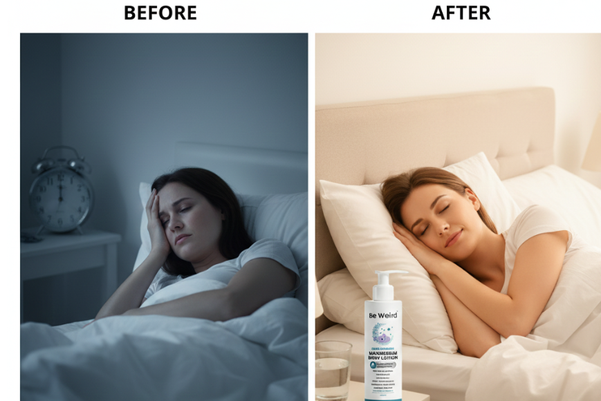 What Happens Before and After Using Magnesium Body Lotion? Benefits fo ...